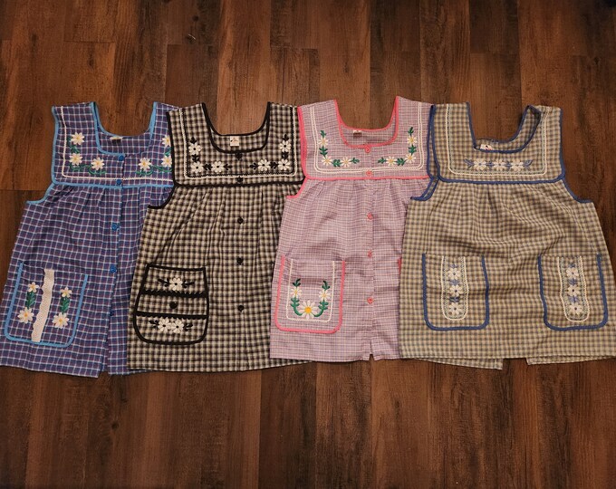 Mandil Mexicano, Traditional Apron, Embroidered Apron, Mandil Bordado ...