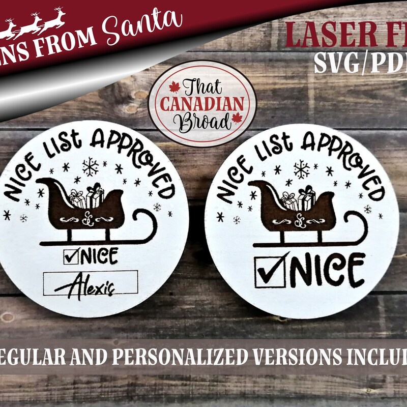 Santa Approved - Etsy