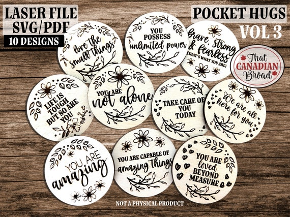 POCKET TOKENS Vol 3 Pocket Hugs Affirmation Reassurance - Etsy