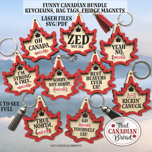 Canada Keychain - Etsy Canada