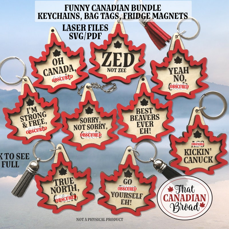 Canada Keychain - Etsy Canada