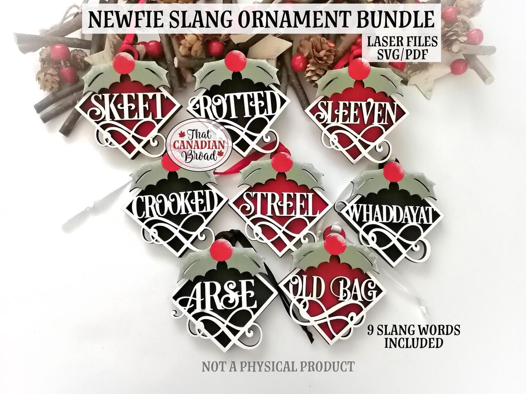 Newfoundland Slang Ornaments, Newfie Slang, Funny Ornaments, Canadian ...