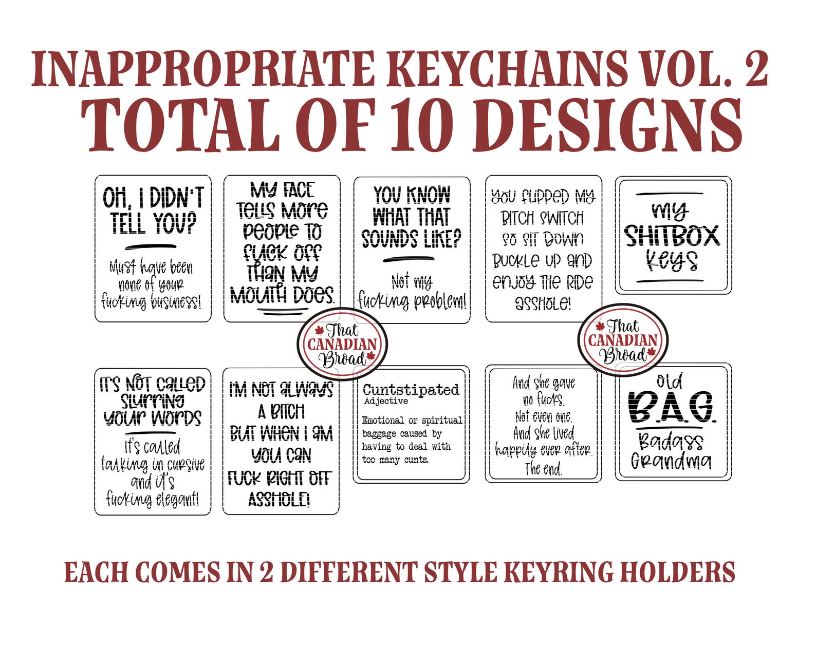 Inappropriate Keychains Vol 2, Adult Humor, Adult Humour, Inappropriate ...