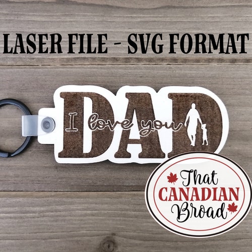 DAD Laser Cut File Svg Father Day Gift and Father Svg File - Etsy