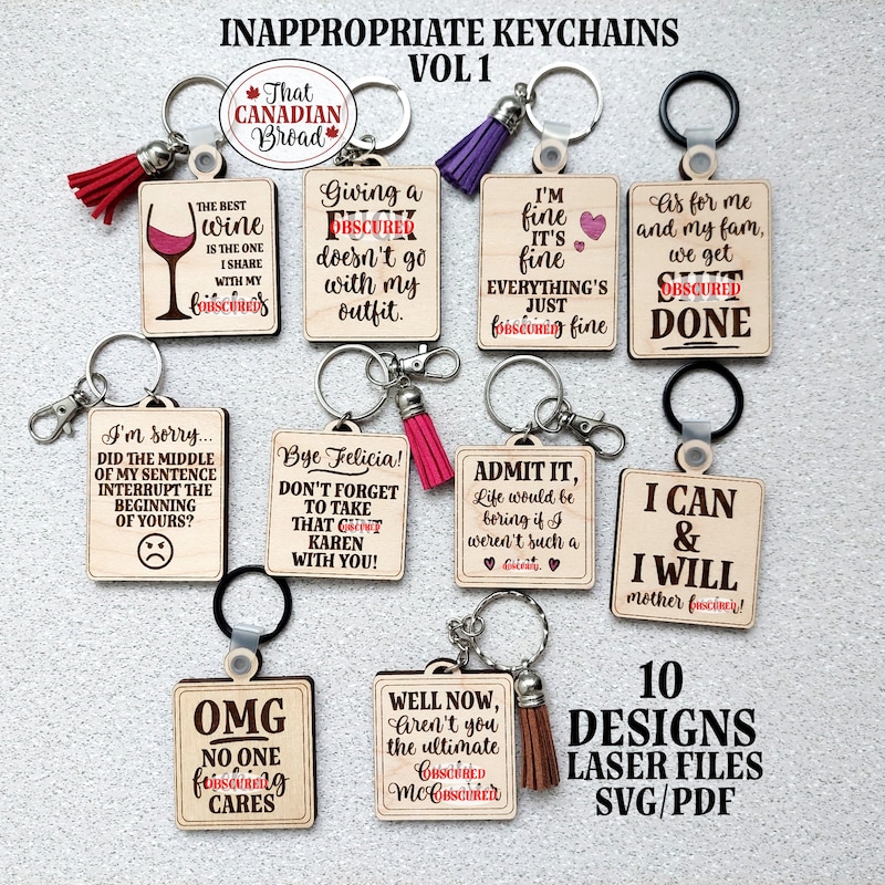Funny Keychains - Etsy