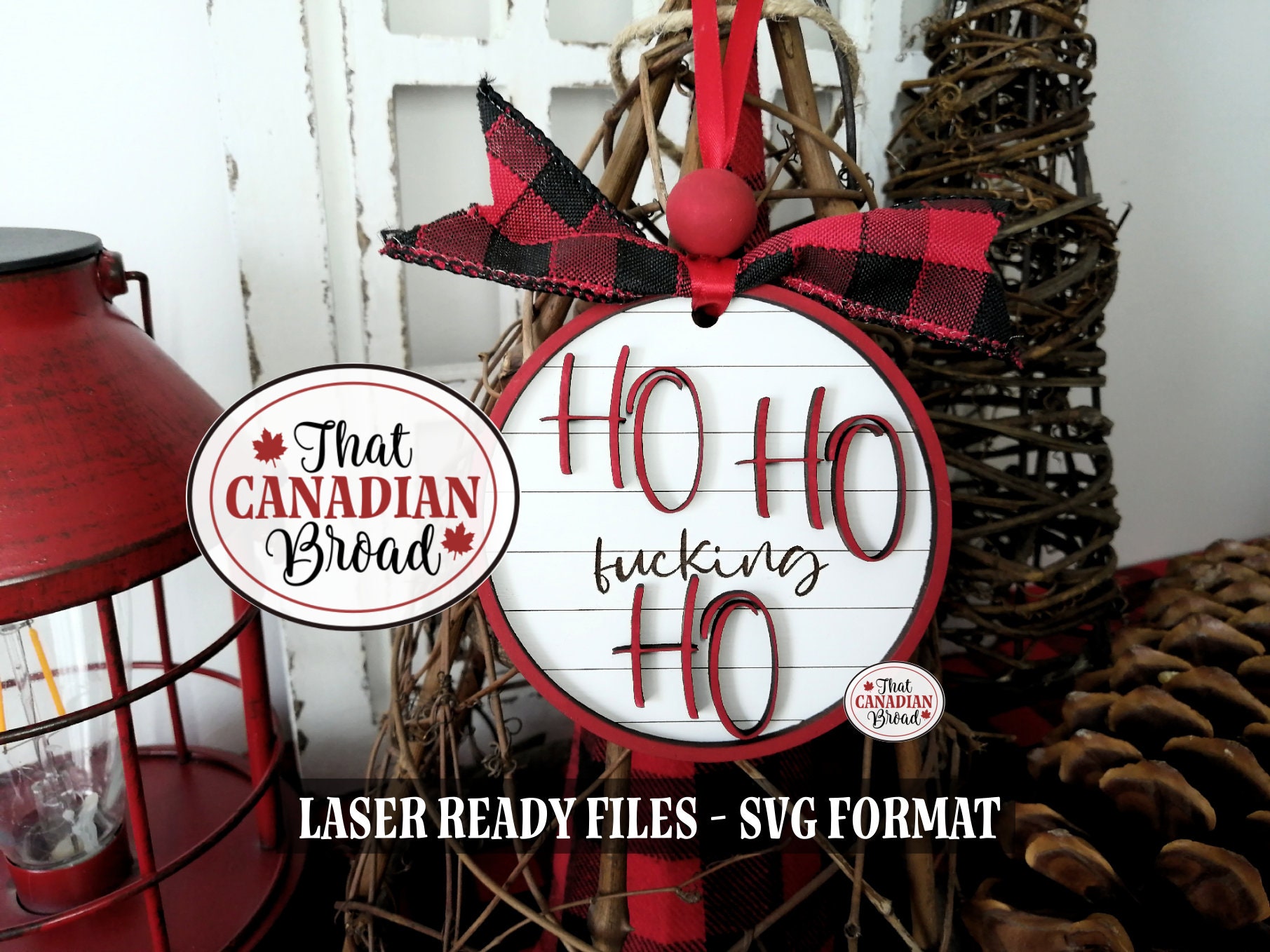 Inappropriate Ornaments Vol 1, TEN DESIGNS (1 Bonus), 2 Layers, Laser ...