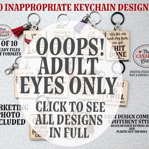 Inappropriate Keychains Vol 1 Adult Humour Adult Humor - Etsy