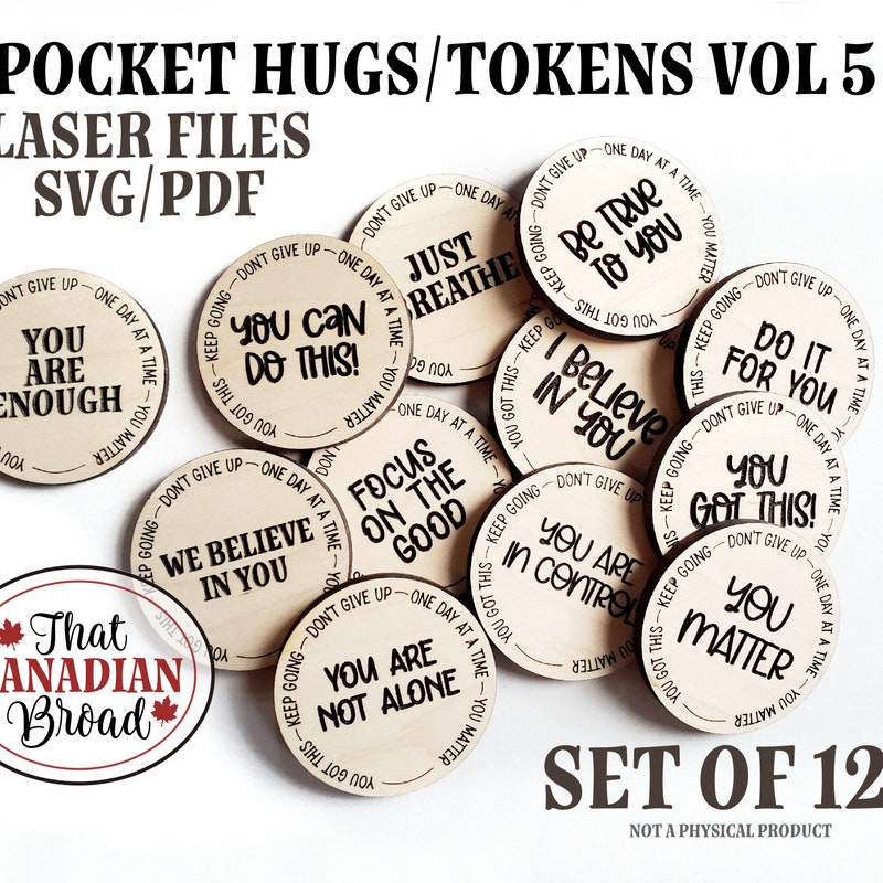 Pocket Token Svg Files - Etsy