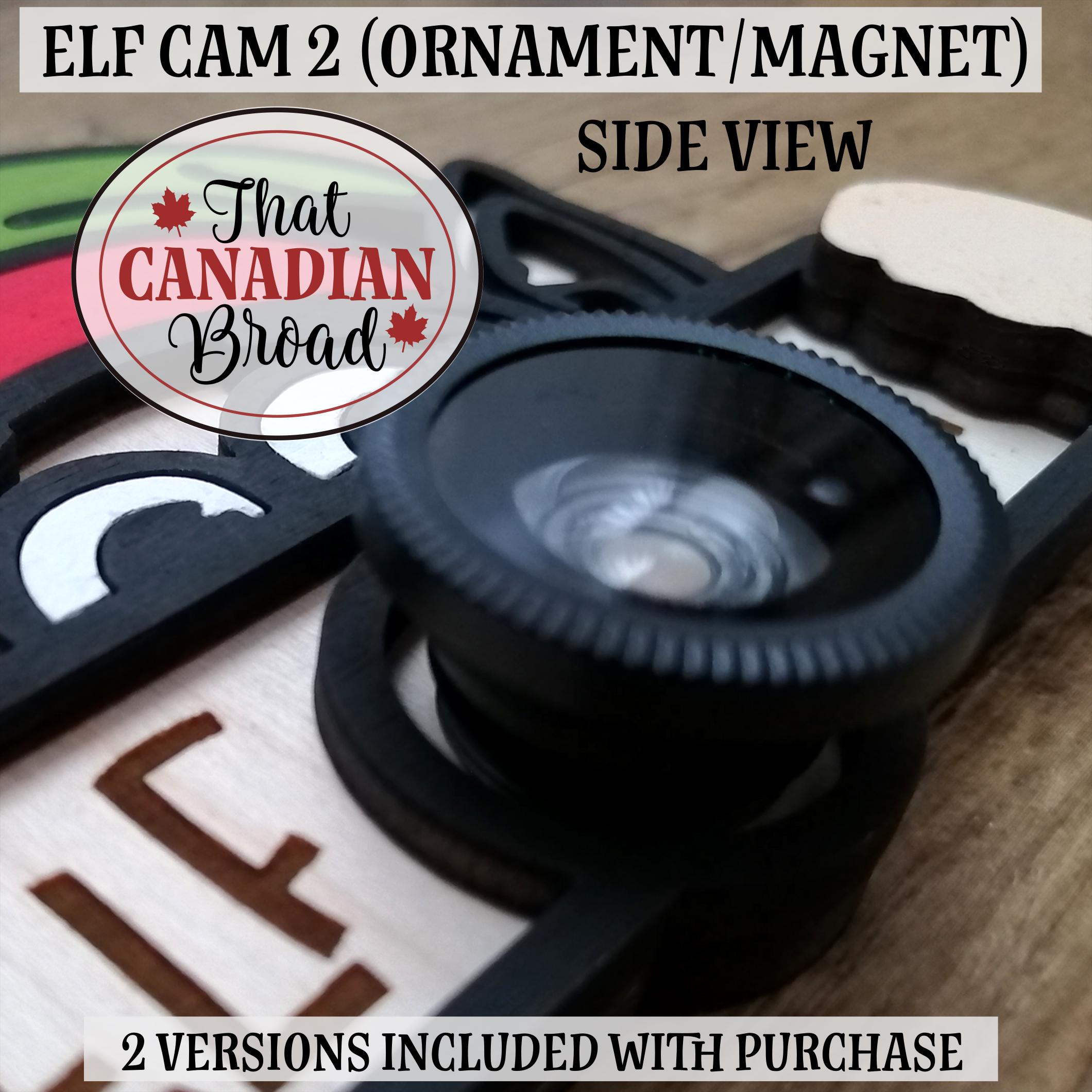 Elf Surveillance Ornament Version 2, ELF CAM 2, Ornament & Magnet ...