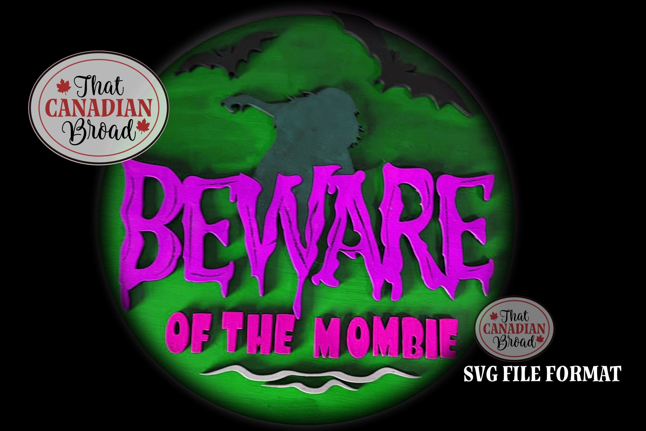 Beware of the Mombie, Halloween SVG File, Laser & Vinyl Cutters - Etsy