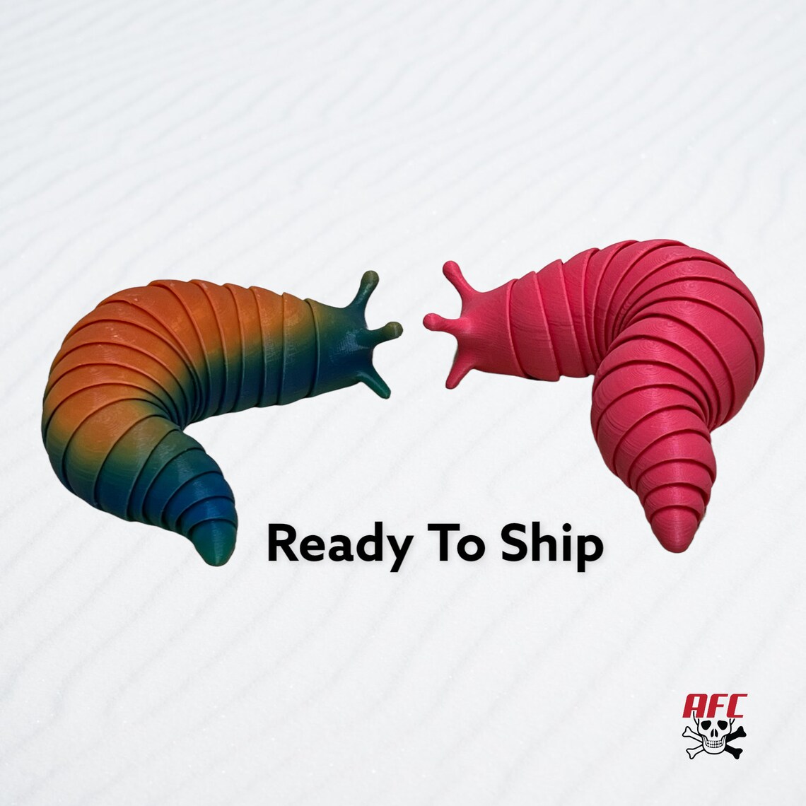 3D Printed Slug Slug Fidget Rainbow Slug 3D Printed Toys - Etsy