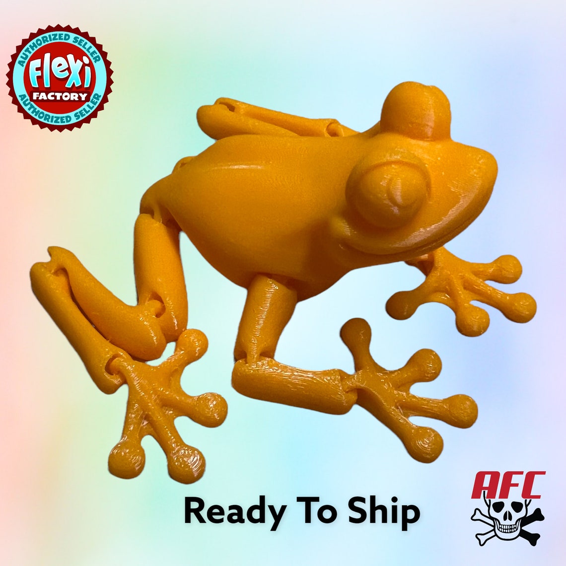 Flexi Frog Articulated Frog 3D Printed Frog Fidget Frog | Etsy