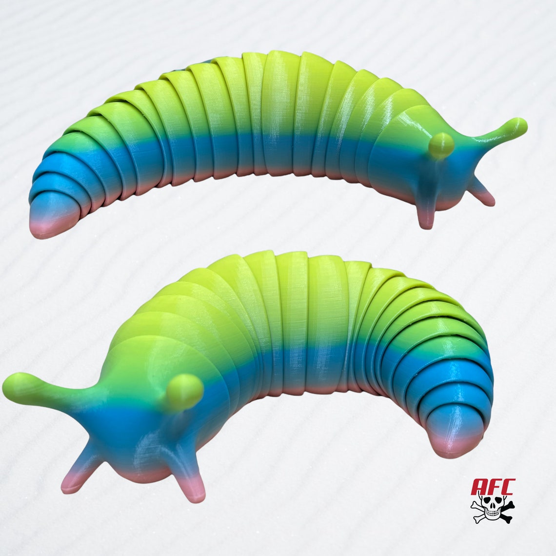 3D Printed Slug Slug Fidget Rainbow Slug 3D Printed Toys - Etsy