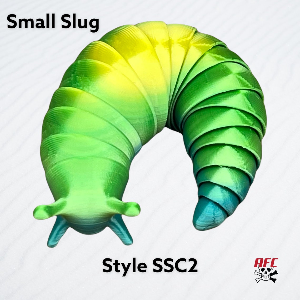 3D Printed Slug Slug Fidget Rainbow Slug 3D Printed Toys | Etsy