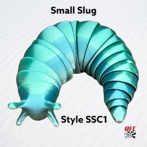 3D Printed Slug Slug Fidget Rainbow Slug 3D Printed Toys | Etsy