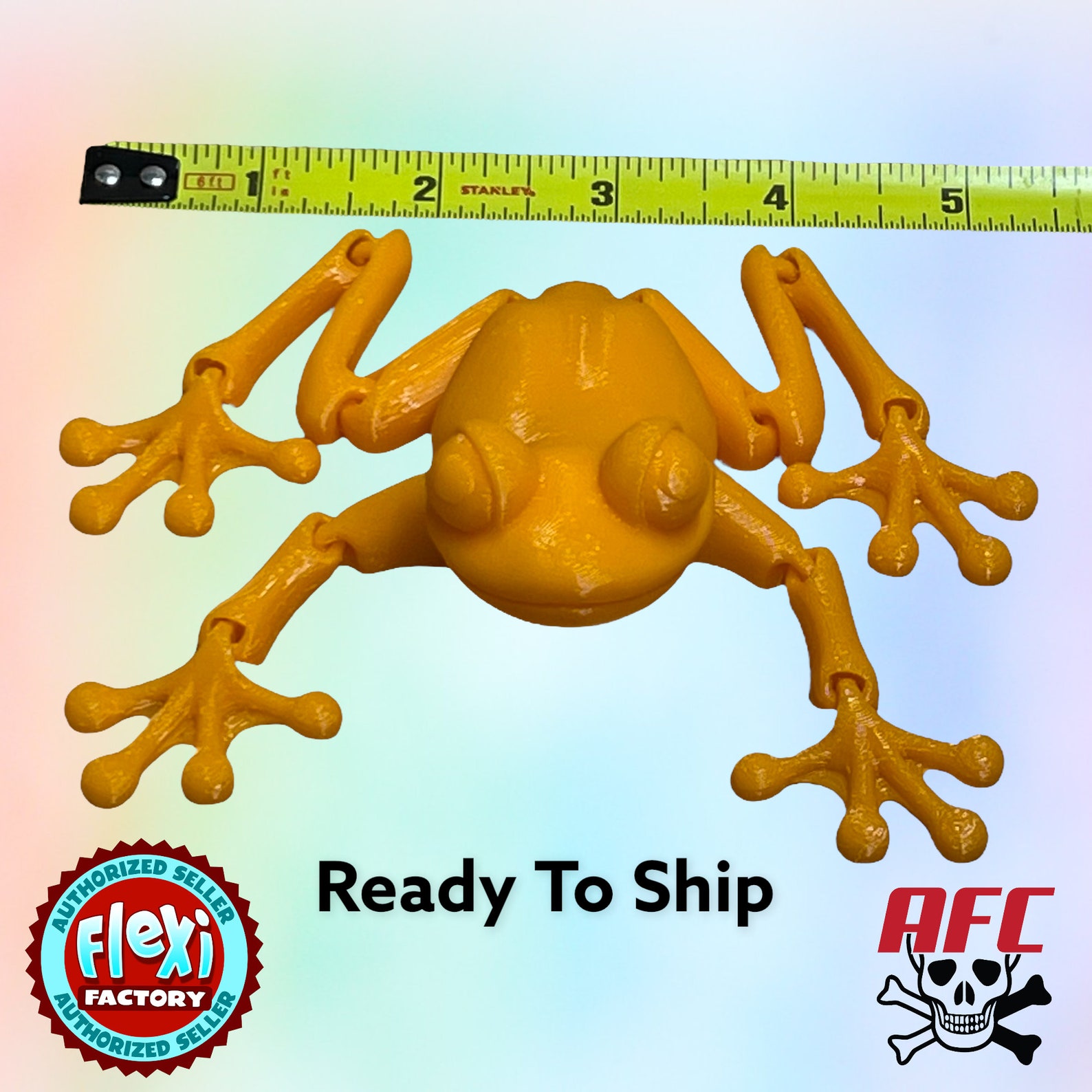 Flexi Frog Articulated Frog 3D Printed Frog Fidget Frog - Etsy
