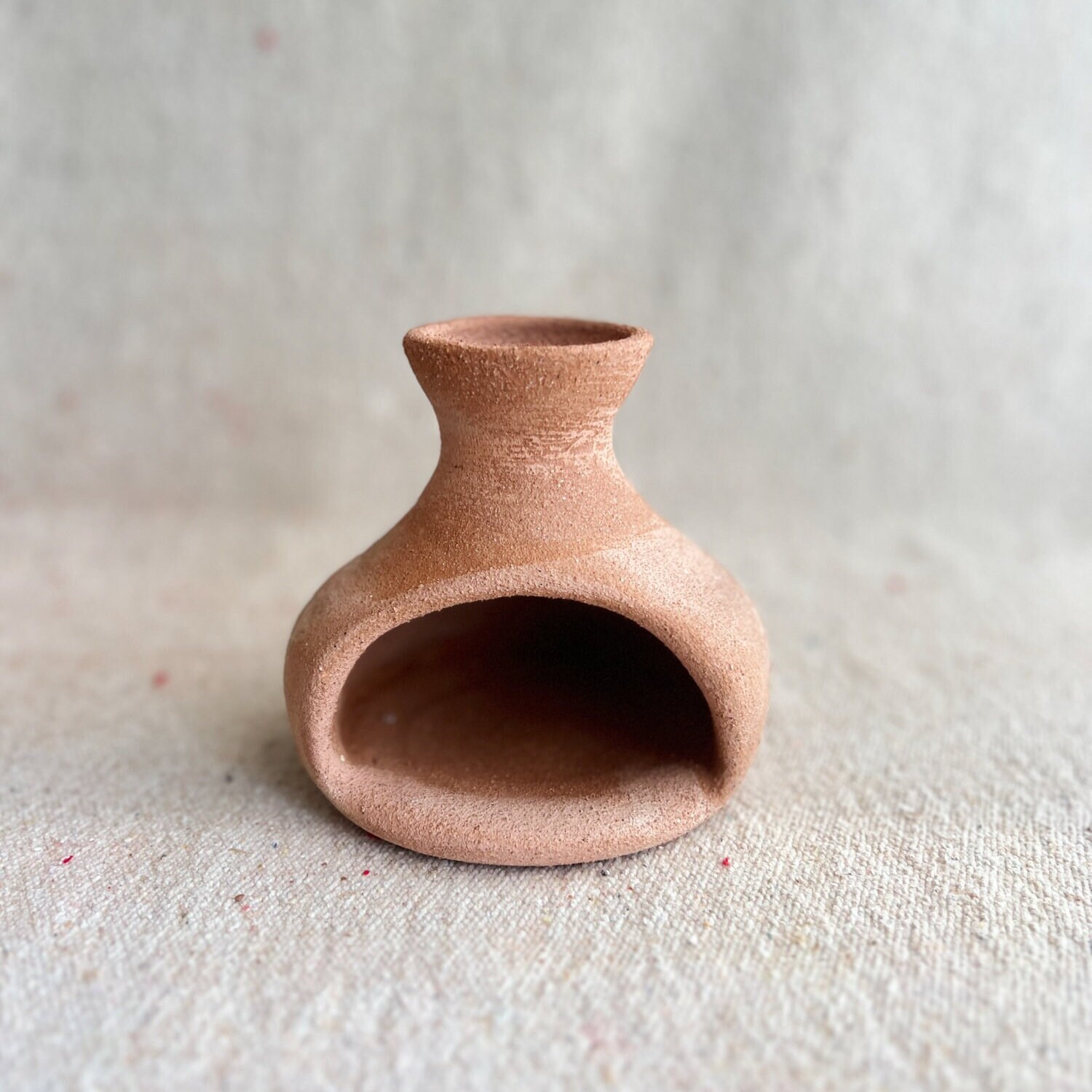 Tabletop Terracotta Mini Chimney/ Fireplace for Tea Light - Etsy