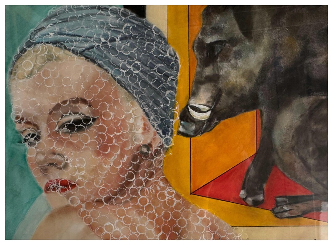 Drawings Original Colored With Powder Pastels - Etsy