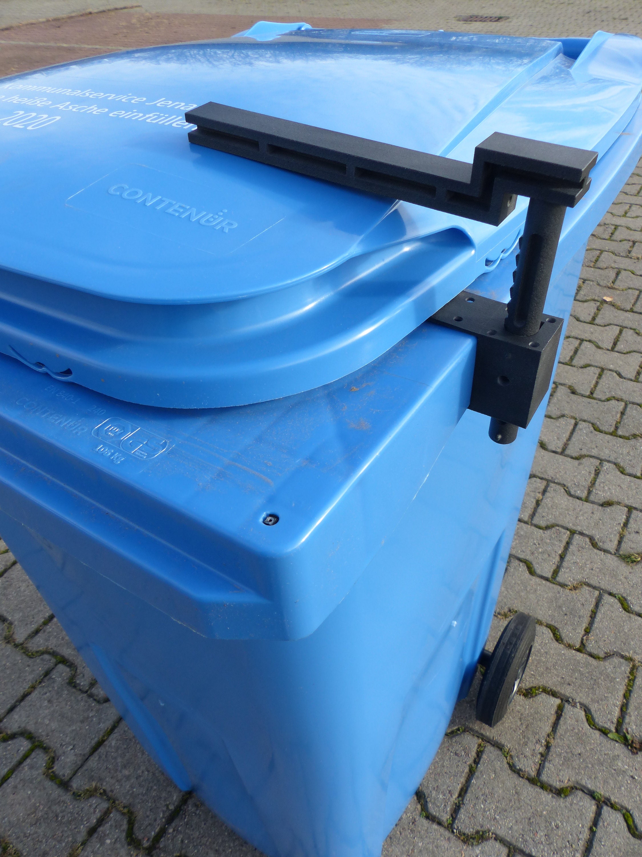 TOBY Garbage Can Lock With Locking Function Etsy Ireland
