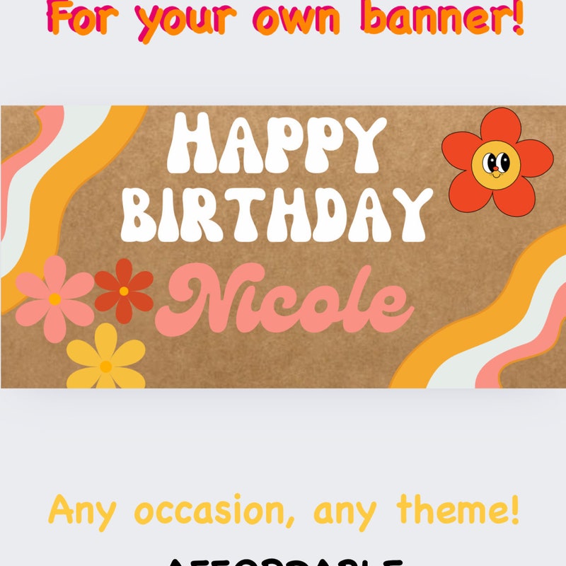 Handmade Banner - Etsy