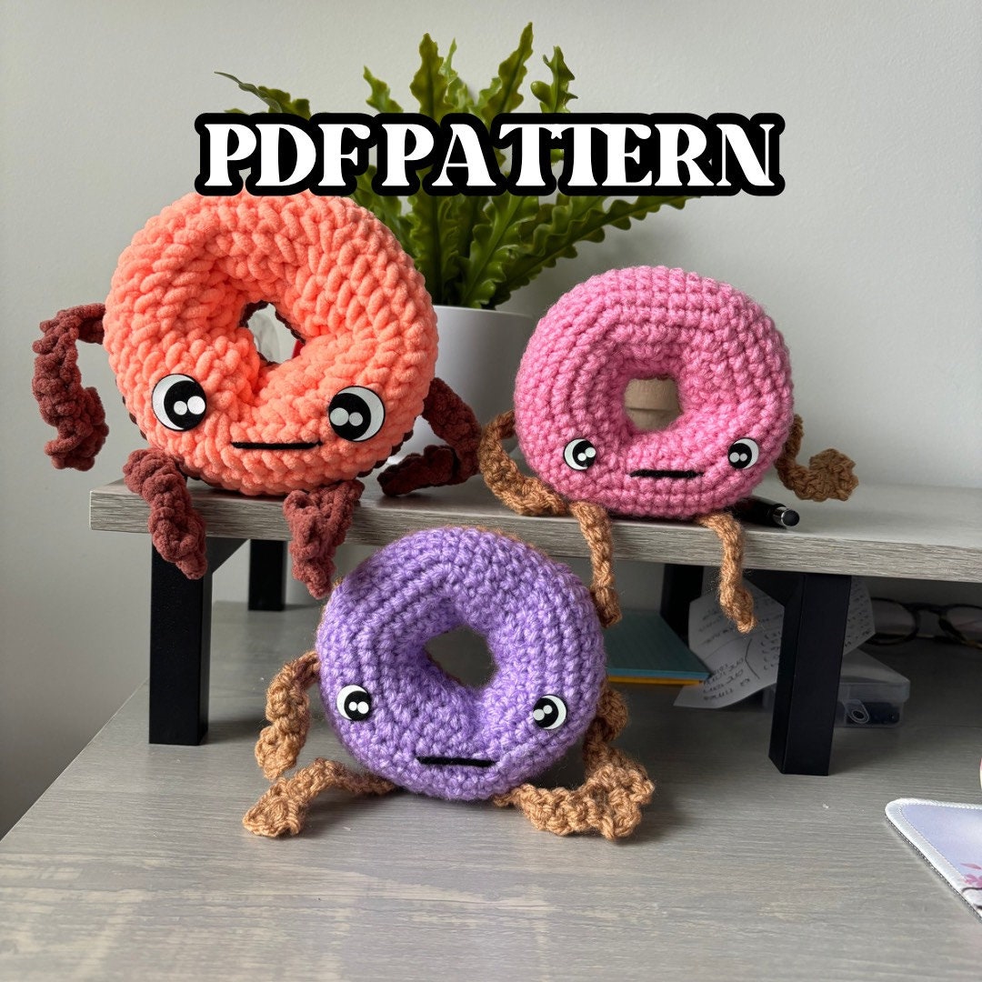 Donut Dudes PDF PATTERN ONLY - Etsy