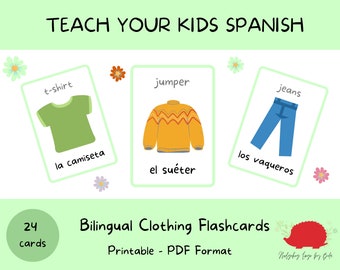 Kids Flashcards | Etsy