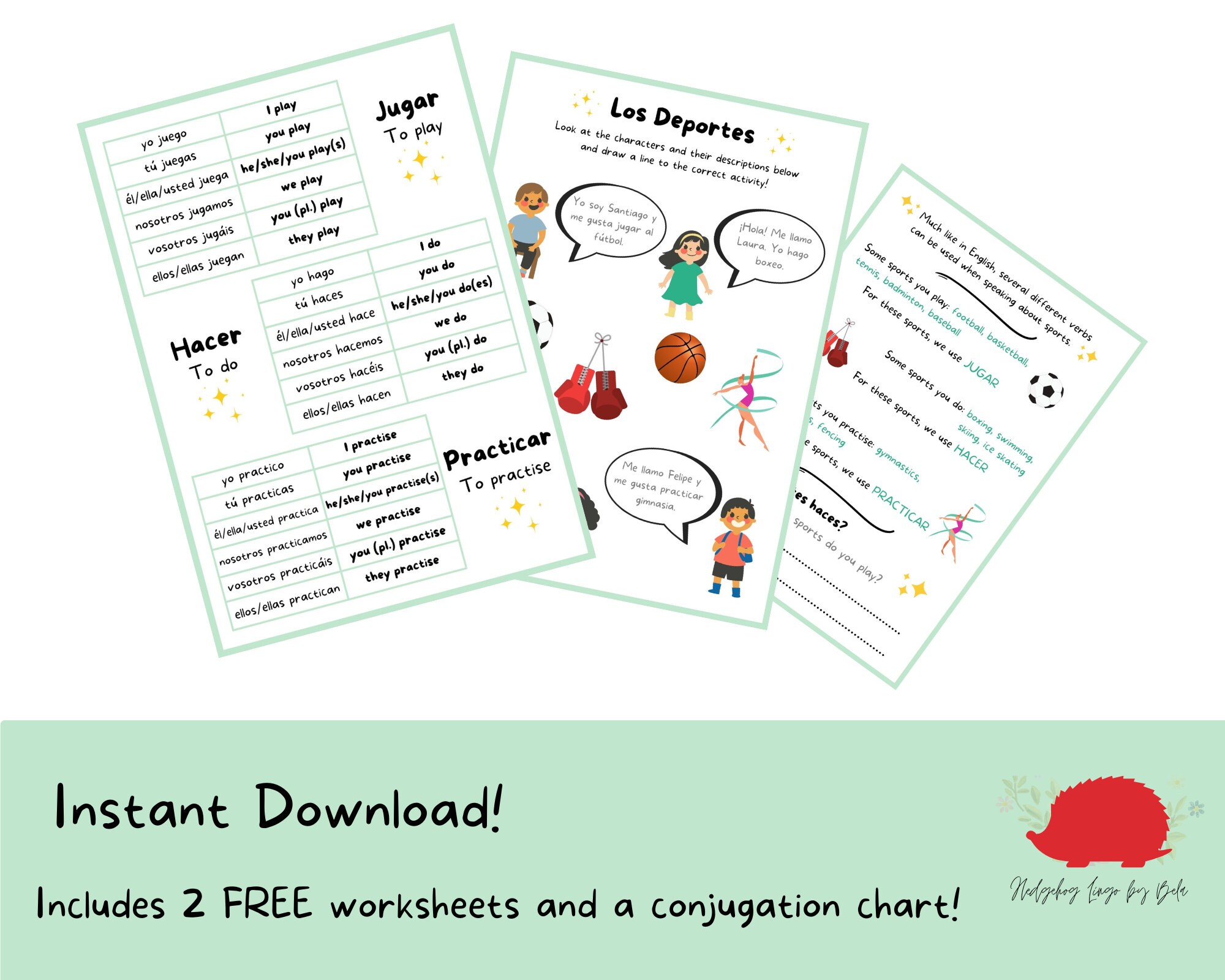 Hacer Conjugation Chart