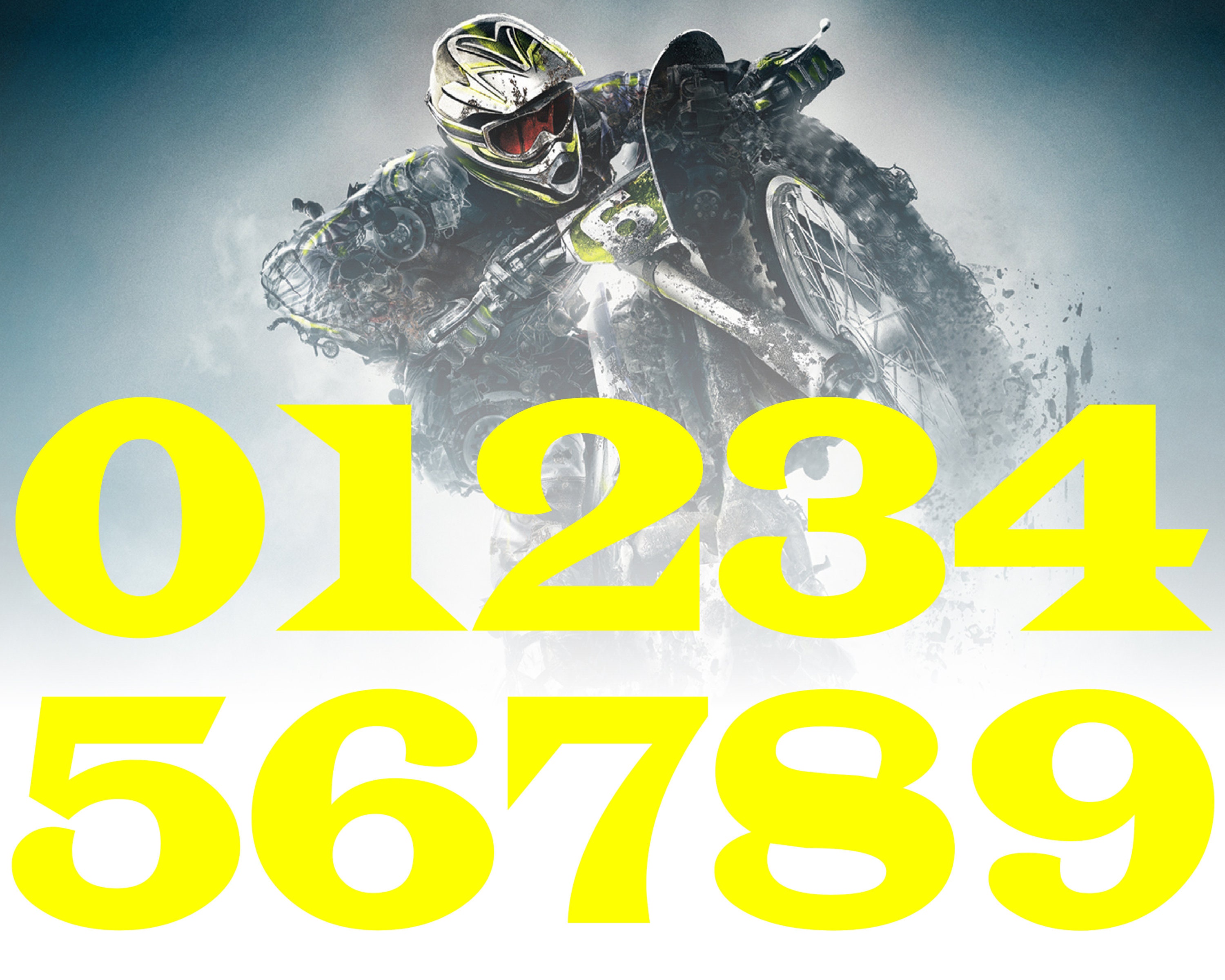 10 Race Number Decals Custom Vinyl Race Numbers Rally - Etsy UK