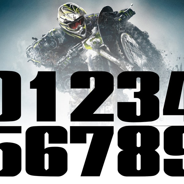 Race Number Decals - Etsy UK