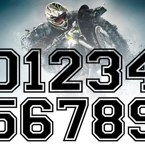 Race Number Decals - Etsy UK