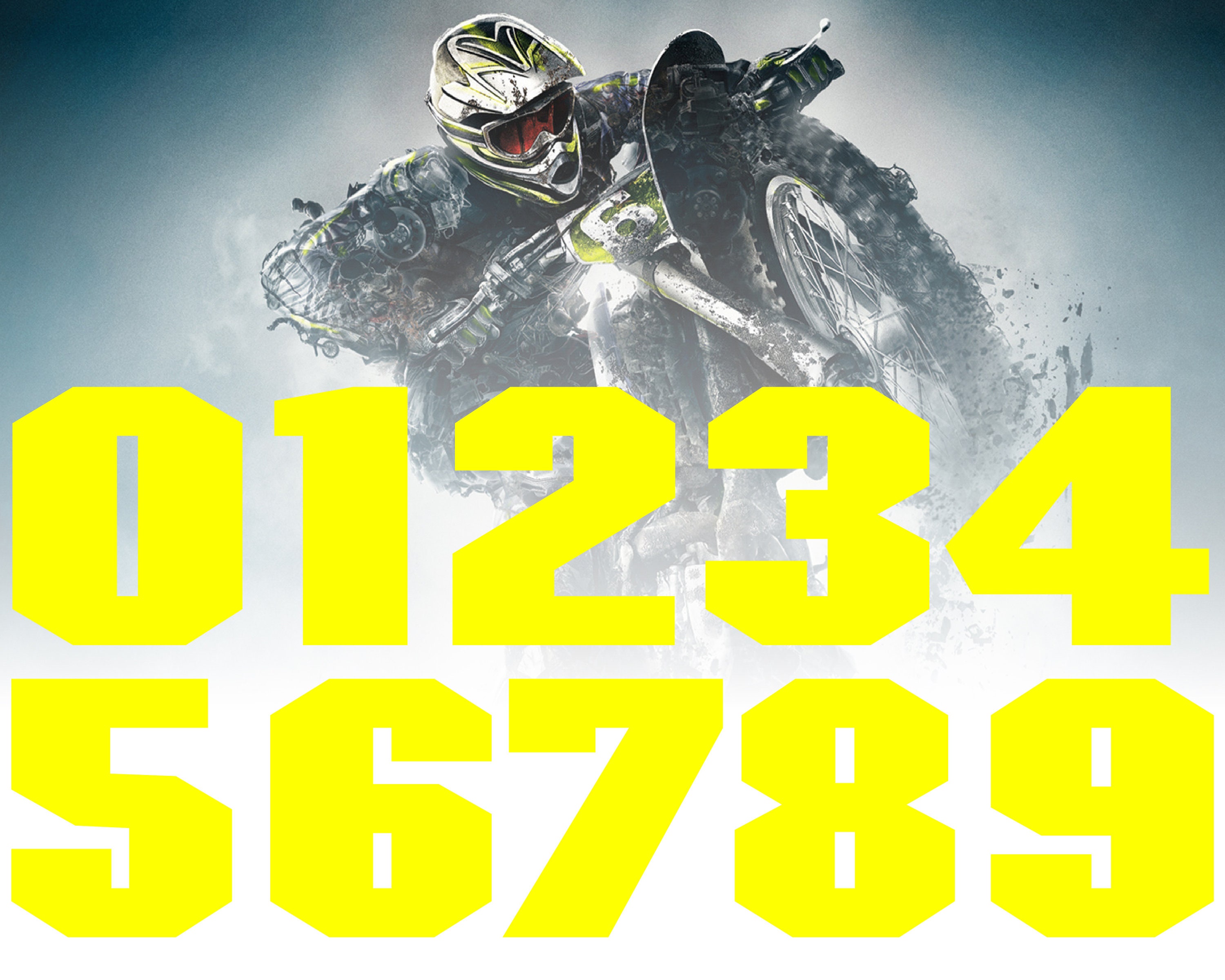 10 Race Number Decals Custom Vinyl Race Numbers Rally - Etsy UK