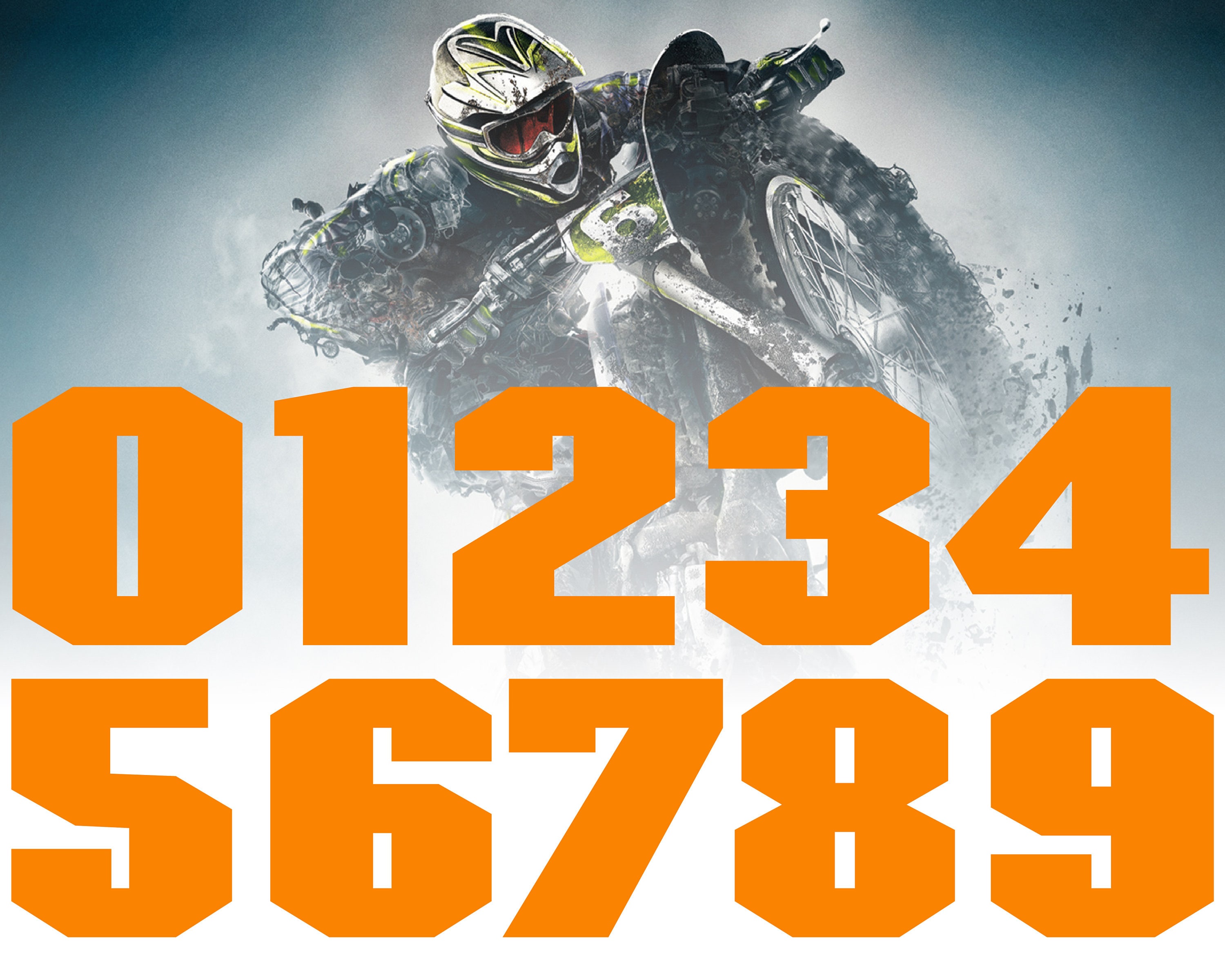 10 Race Number Decals Custom Vinyl Race Numbers Rally - Etsy UK