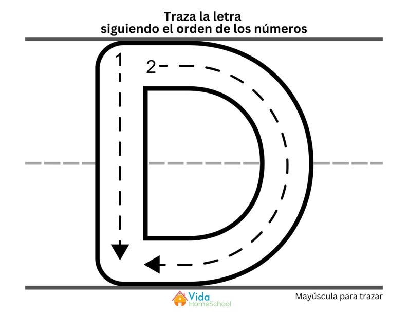 Practicando Mis Trazos: Letas Mayúsculas - Etsy