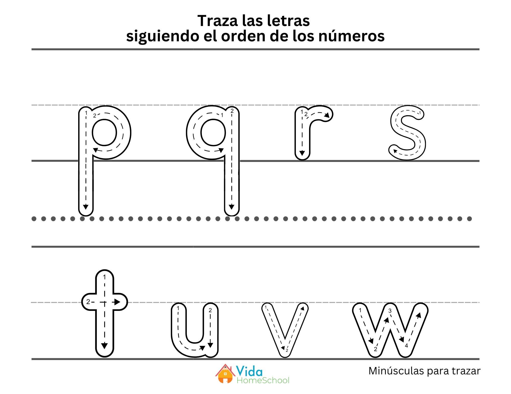 Practicando Mis Trazos: Letras Minúsculas - Etsy