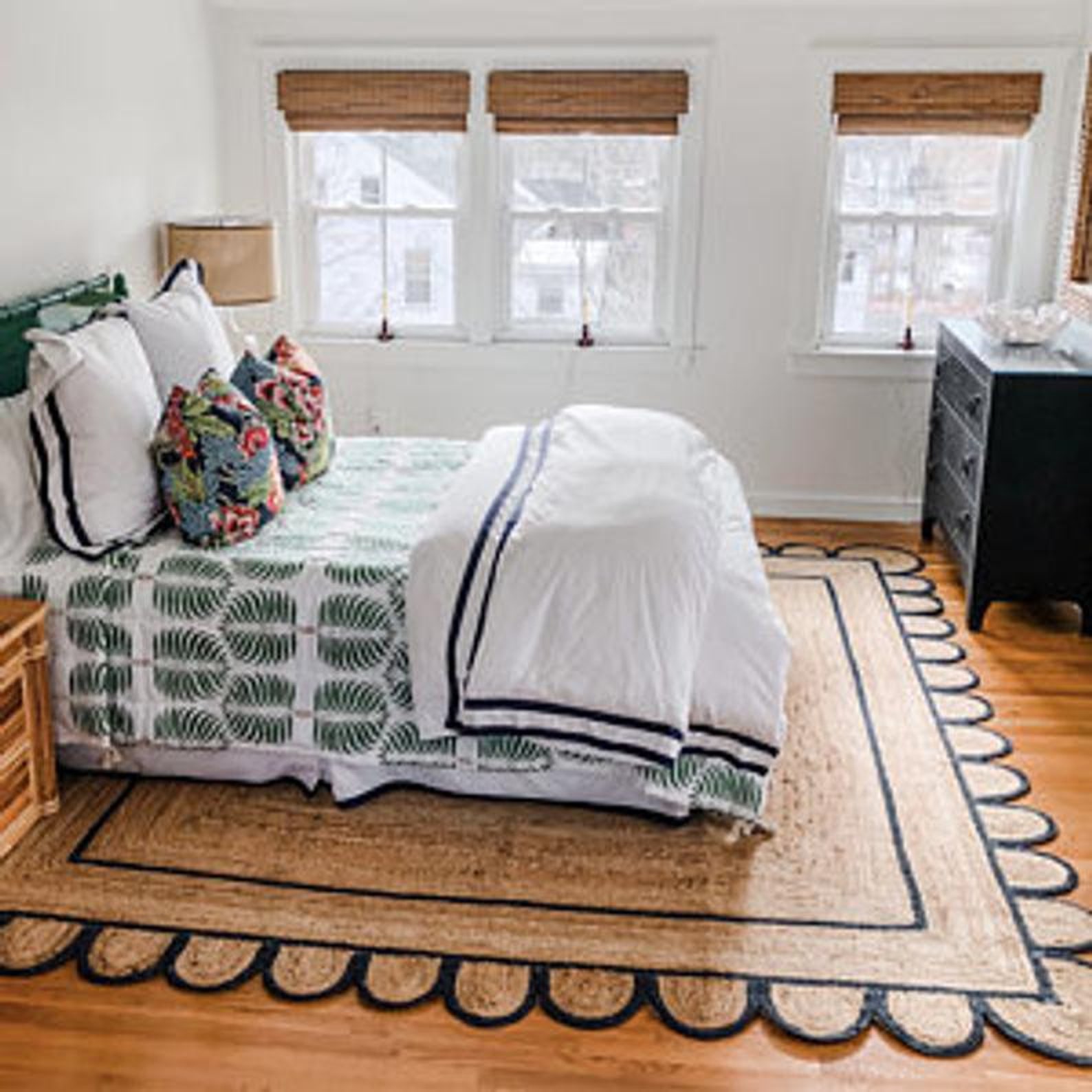 Scalloped Jute Rug Multipal Border Jute Rugs Handmade Rugs - Etsy