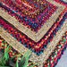 Hand Braided Bohemian Colorful Cotton Chindi Area Rug Multi Color Home ...