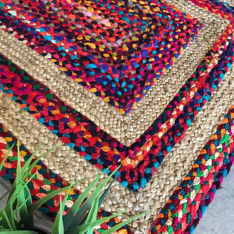 Colorful Braided Rug - Etsy