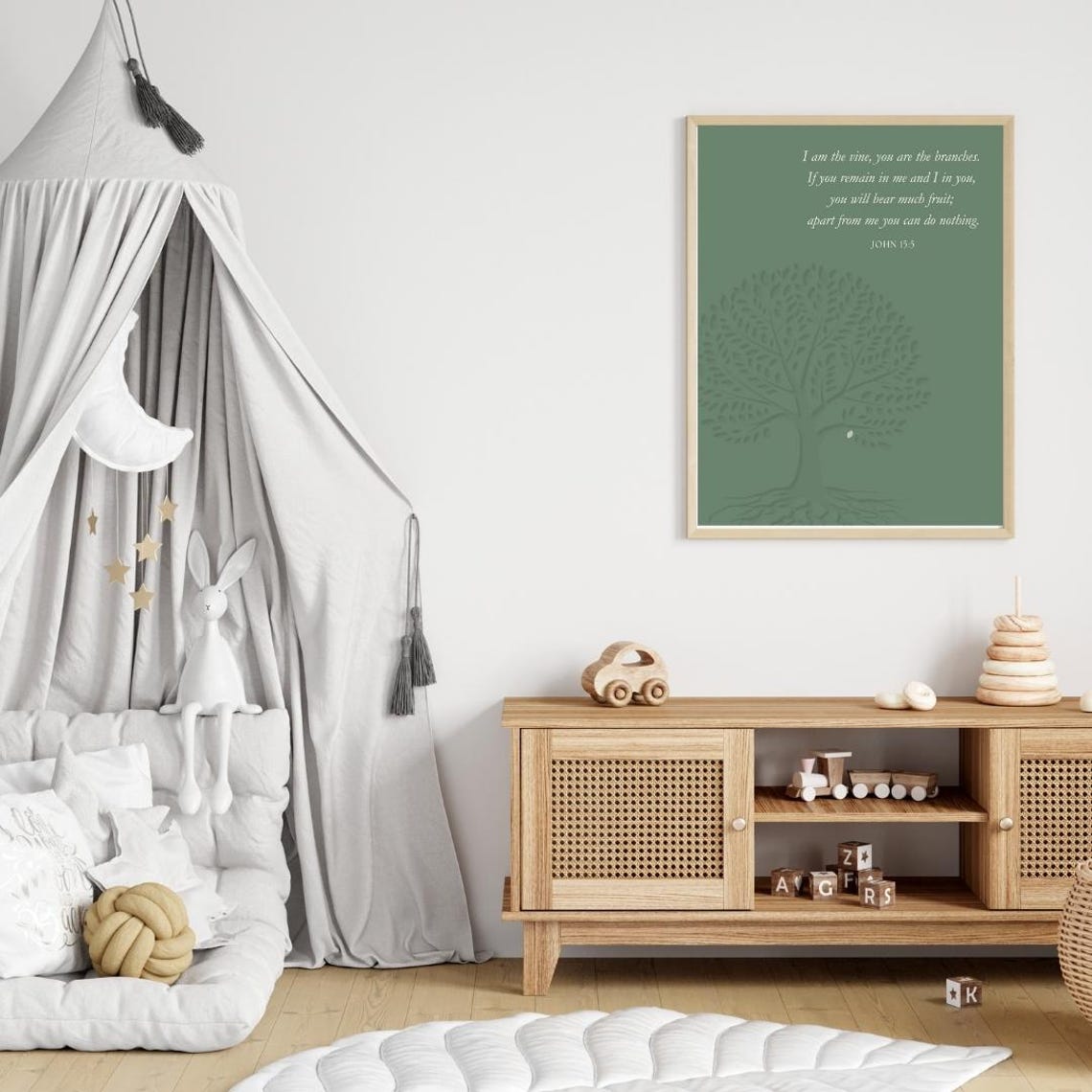 Faith-inspired Digital Art Collection: 4 Custom Biblical Designs (16x20 ...