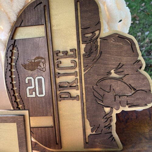 Personalized Custom Football Player Plaque Senior Football - Etsy