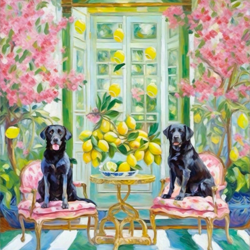 Labrador Painting - Etsy