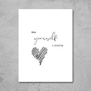 Make Yourself A Priority | Self Care Reminder | Life Quotes | Self-care ...