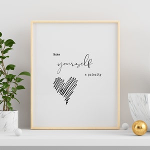 Make Yourself A Priority | Self Care Reminder | Life Quotes | Self-care ...