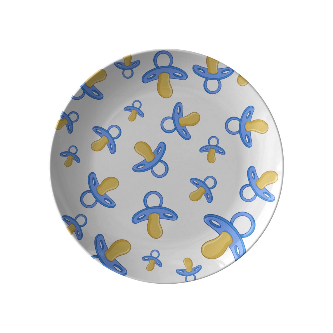 Blue Pacifier Baby Shower 10 Platter or Plate Baby - Etsy