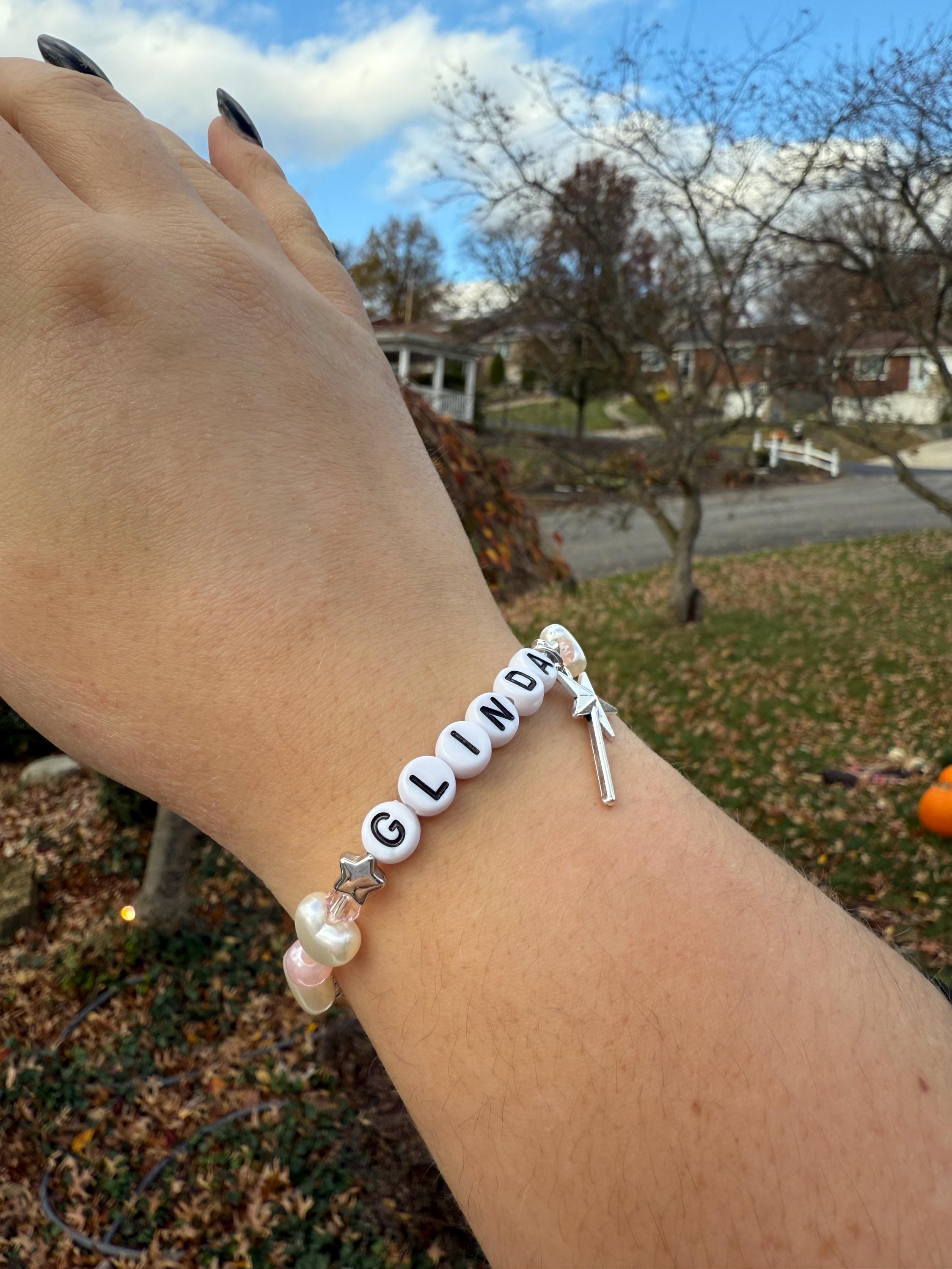 Wicked Movie Bracelet Set | Matching Elphaba and Glinda Bracelets - Etsy