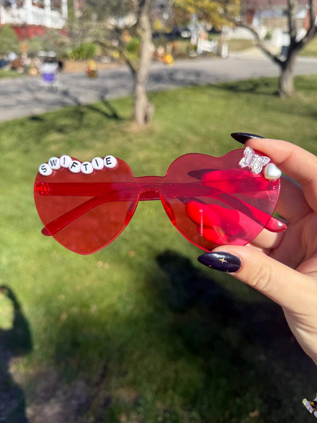 Taylor Swift Swiftie Heart Shaped Glasses | Eras Tour Glasses Accessory ...