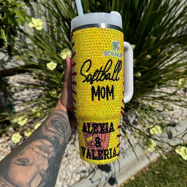 Softball Rhinestone - Etsy