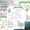 Camping Word Scramble Printable multi-pack - Etsy