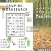 Camping Word Scramble Printable big Explorers - Etsy