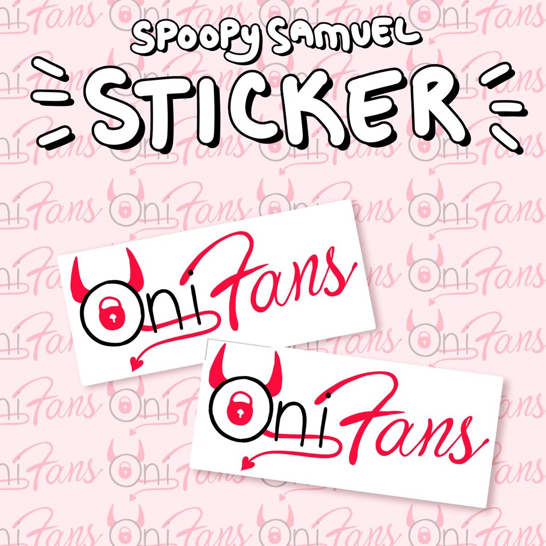 Oni Fans Only Fans Funny Meme Sticker - Etsy