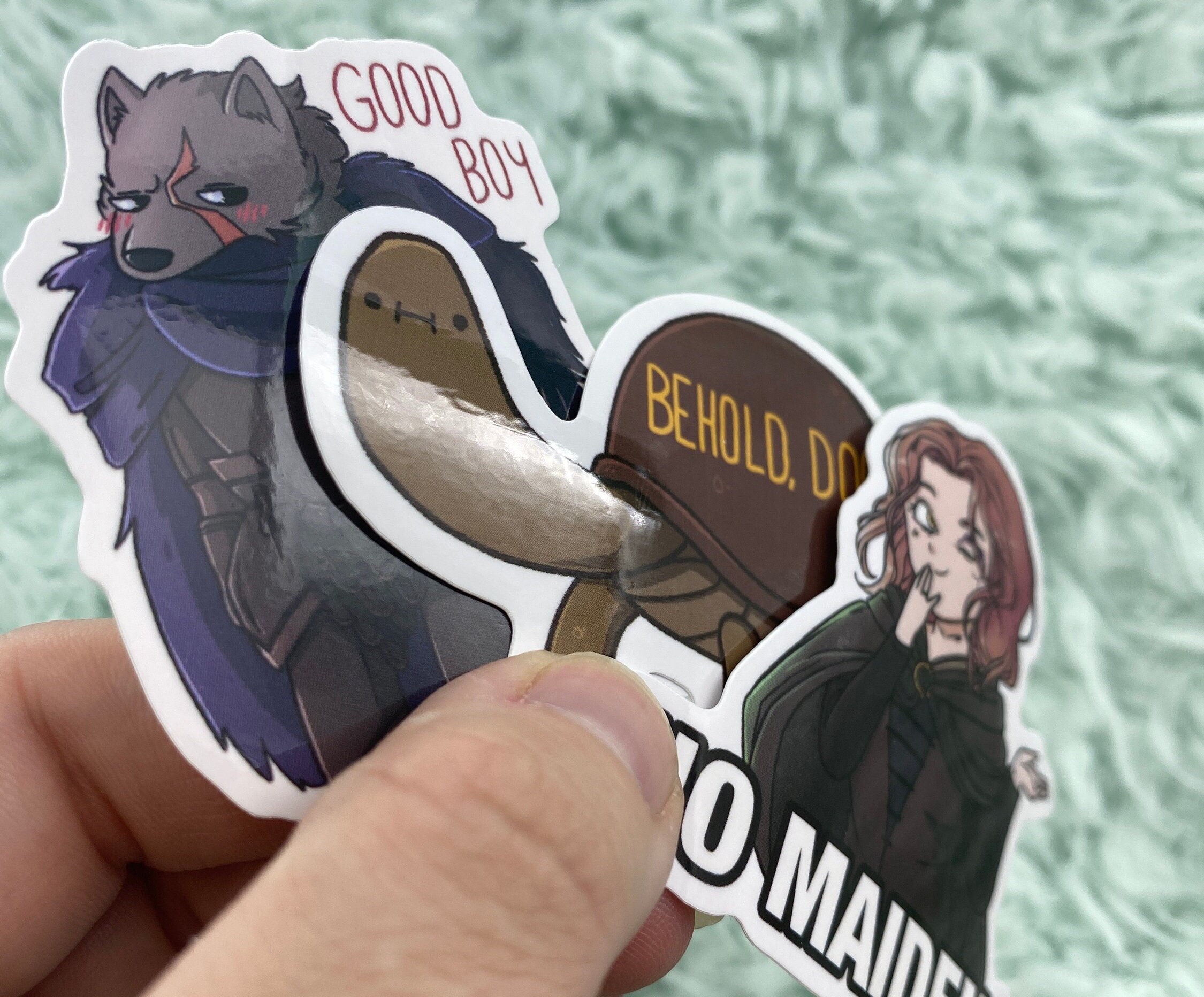 Elden Ring Behold Dog No Maidens Blaidd Vinyl Sticker - Etsy